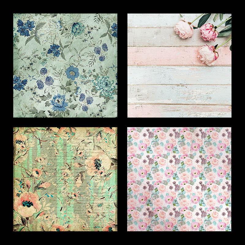 Shabby Chic Backgrounds 1 - 10 Backgrounds Flower Patterns High Resolu ...