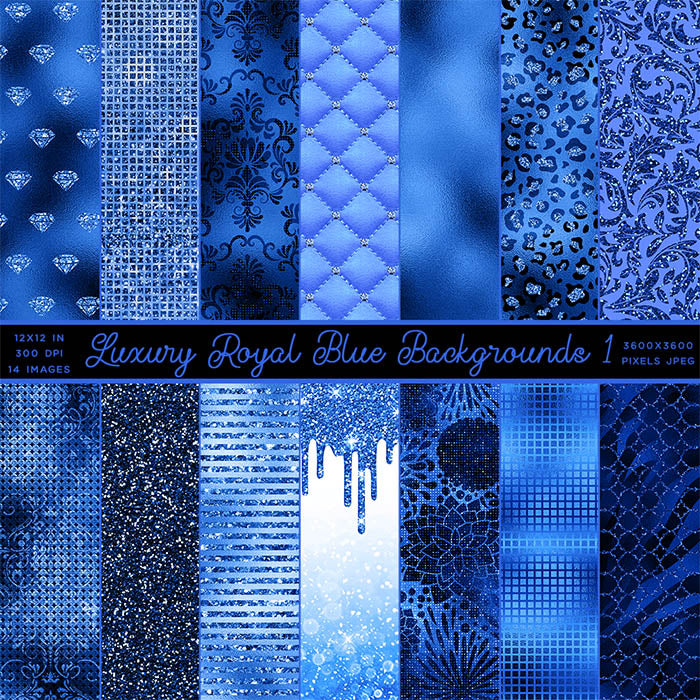 Luxury Royal Blue 01 Glitter Bokeh Backgrounds - 14 High Resolution Im ...