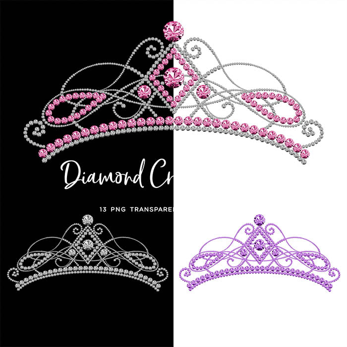 Diamond Crown design 01 - 13 PNG Transparent Images High Resolution ...
